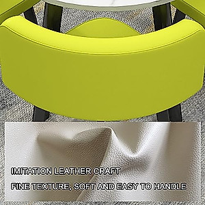 Office Conference Table Business Coffee Table Set, Kitchen Breakfast Bar Table and Chair Set, Modern Conference Room Coffee Table with Chair, Cafe Balcony Living Room Simple Dining Table ( Color : Lem