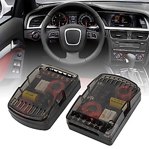 Speaker Frequency Divider, Universal Car Audio Crossover Easy Operation for Automobiles
