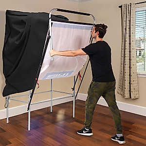 Foldable Basketball Arcade Game Cover, Waterproof and Dustproof Arcade Basketball Game Cover-With Zipper Drawstring-Suitable for Home Foldable Dual Shot Electronic Basketball Arcade Game