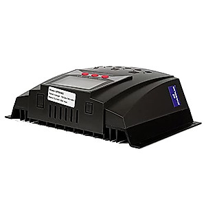 50 Amp Solar Charge Controller 48V 36 Volt 24V 12V Auto Switch, 50A PWM Panel Voltage Regulator for Lithium ion Lead Acid Lifepo4 Battery