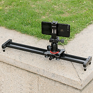 ULANZI Aluminum Phone Tripod Mount with Cold Shoe Mount, Smartphone Video Rig Tripod Mount Adapter for iPhone 11 Pro Max XS X 8 Plus Samsung Galaxy Google Pixel OnePlus One Sony Mobile Phones