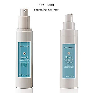 Naturium Retinol Complex Face Cream 2.5% Plus Bakuchiol & Biomimetic Lipids, Moisturizing Skin Repair Facial Cream, 1.7 oz