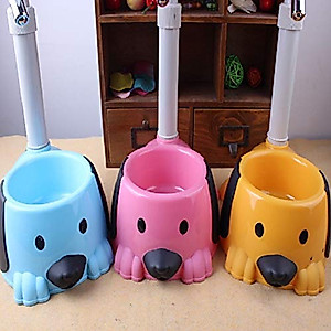 Ochine Pet Standing Water Dispenser Cat Dog Standing Bowl with Detachable Pole Automatic Feeding Water Height Adjustable Drinking Bottle Feeder for Small Cats Dogs