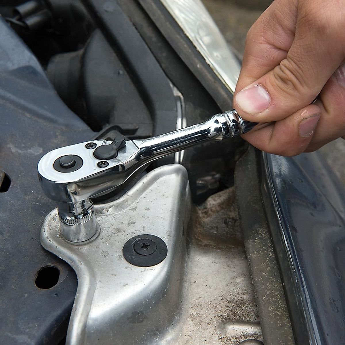 Silverline 199818 Hi-Torque Ratchet Handle 3/8" / 202Nm