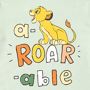 Disney Lion King Pumbaa Timon Simba Infant Baby Boys Bodysuit Pants and Hat 3 Piece Outfit Set Gray/Green 12 Months