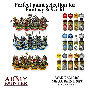 The Army Painter Paint Set - Miniature Painting Kit with 100 Rustproof Mixing Balls & 60 Nontoxic Acrylic Paints for Wargamers Hobby Model Paints for Plastic Models - Mini Figure Painting Kit