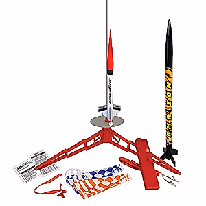 Estes Tandem-X Launch Set (Amazon and Crossfire ISX) Orange, 30 inches