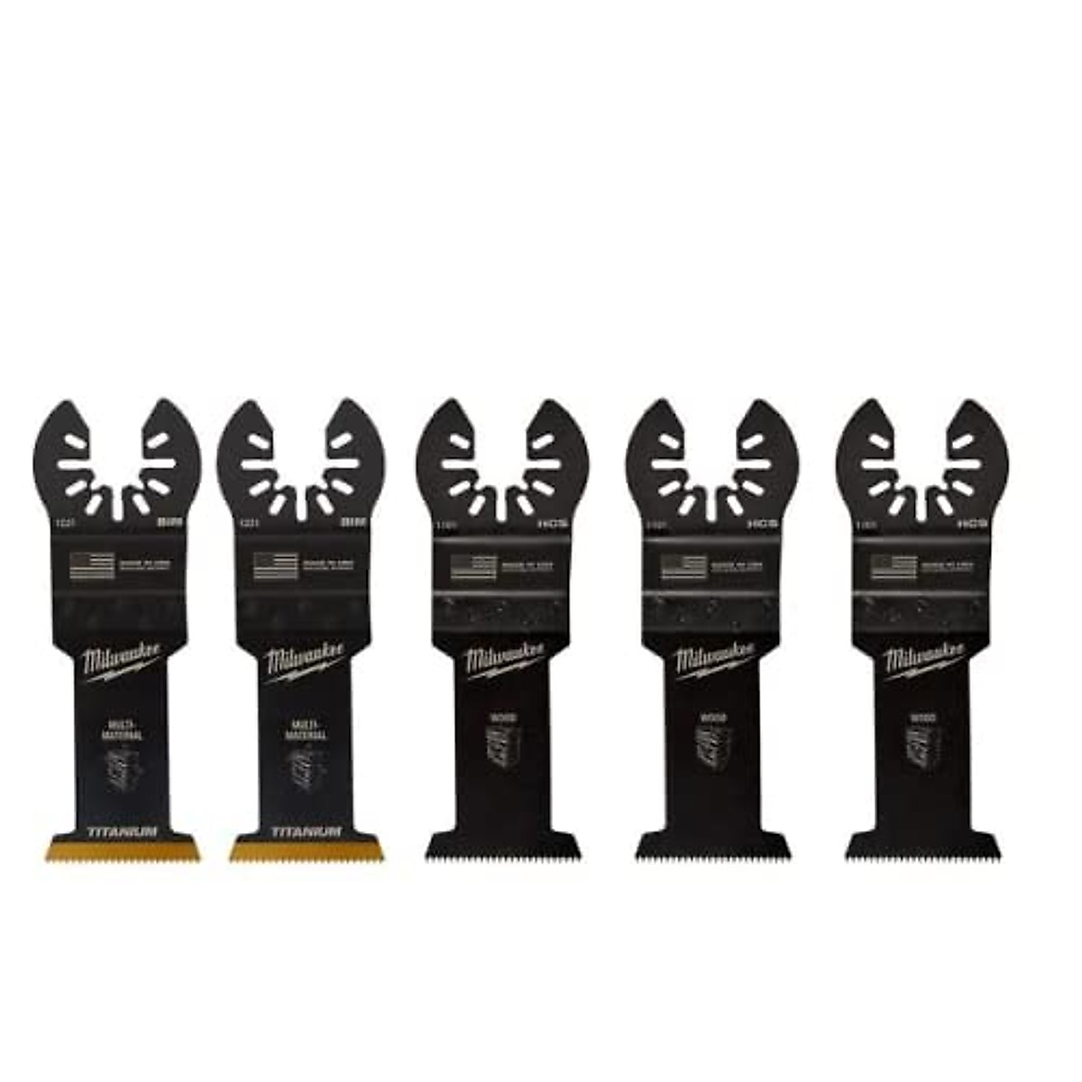 MILWAUKEE Universal Fit Open-LOK 5-Piece Oscillating Multi-Tool Set (49-25-1135)