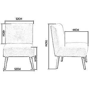 XZGDEN Lightweight Camping Chairs Garden Loungers Folding Chair Upholstered Linen Fabric Sofa Bathtub Chair Seat Suitable for Dining Room Living Room Bedroom Lounge Reception (Color : Flower Color)