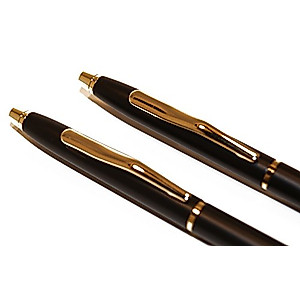 Classic Black and Gold Police Uniform Pens | Uniform Pens for Men | Police Gift | Pens for Women | Uniform Pen Supplies | Matte Black and Gold Pens | Police Pens by"Beall's Bay"