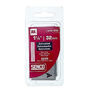 Senco A101259 23-Gauge x 1-1/4-Inch Electro Galvanized Headless Micropins