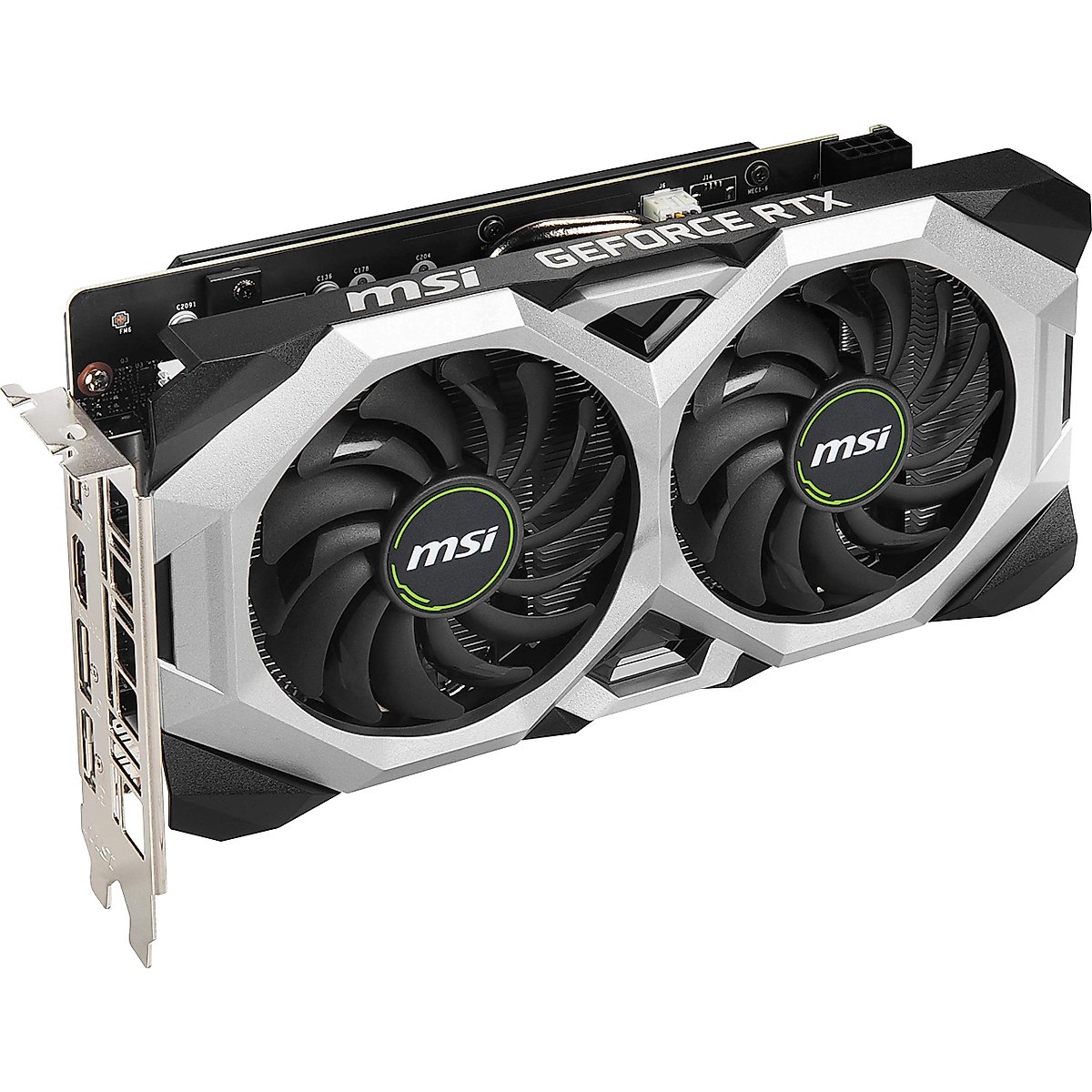MSI Gaming GeForce RTX 2060 126GB GDRR6 192-bit HDMI/DP 1680 MHz Boost Clock Ray Tracing Turing Architecture VR Ready Graphics Card (RTX 2060 Ventus 12G OC)