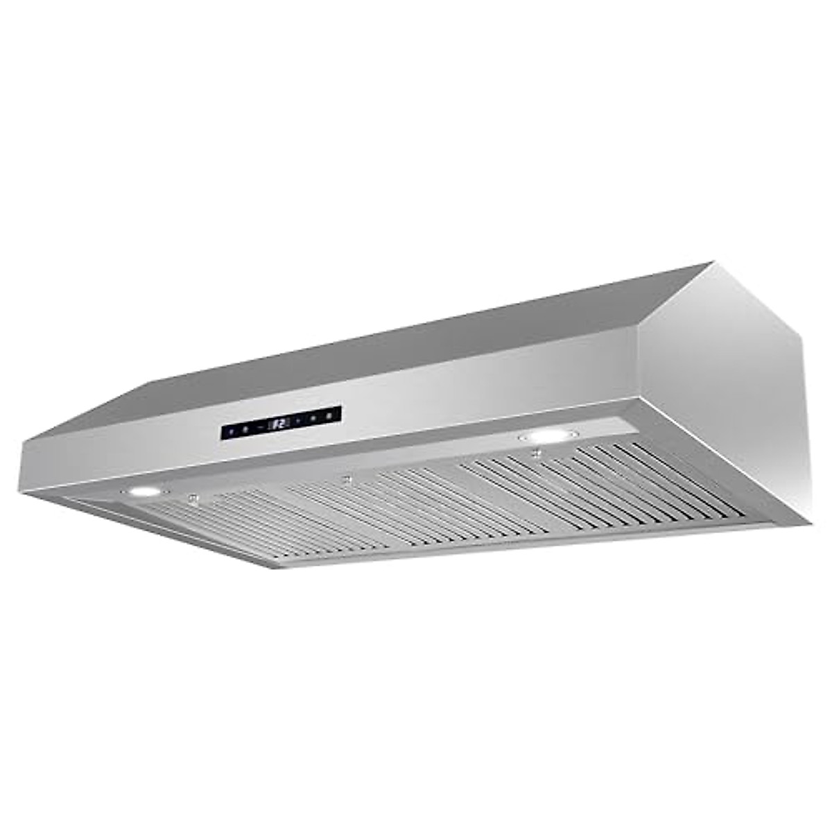 COSMO UMC36 36 in. Haven Collection 380 CFM Ducted Under Cabinet Range Hood, LED Lights, Touch Controls, Stainless Steel