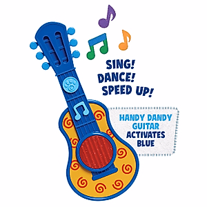 Blue’s Clues & You! Dance-Along 12-inch Blue Plush Stuffed Animal, Guitar Plays Music from the Show, Dog