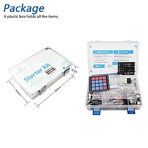 Freenove Ultimate Starter Kit with Board V4 (Compatible with Arduino IDE), 274-Page Detailed Tutorial, 217 Items, 51 Projects