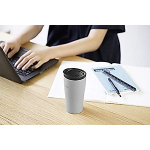 HARIO STF-300-GR Tumbler, Gray, 10.1 fl oz (300 ml), Thermal Tumbler with Lid