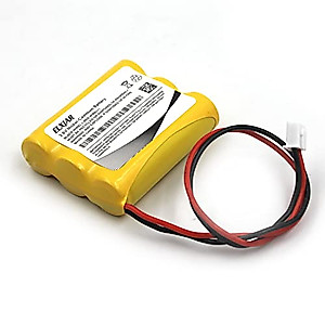 (2-Pack) 3.6V 700mAh Ni-CD Battery Pack Replacement for DISON KRH-15/51 JLEU9, OSA107, PowerSonic A5289-1 Exit Sign Emergency Light