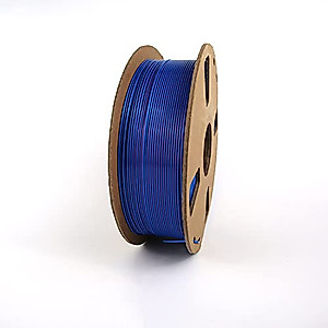 Silk PLA Filament, Magic 3D Printer Filament 1.75mm +/- 0.03mm,Fast Color Change Tri-Colors Rainbow PLA Filament with Silk PLA Red-Blue-Green,1kg/2.2lbs Cardboard Spool