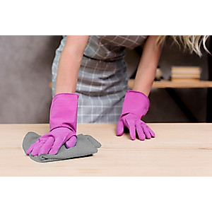 DecorRack 10 Pack Kitchen Dish Towels, 100% Cotton, 12 x 12 Inch, Small Dish Cloths, Perfect Cleaning Cloth for Washing Dishes, Kitchen, Bar, Counter and Car, Gray (Pack of 10)