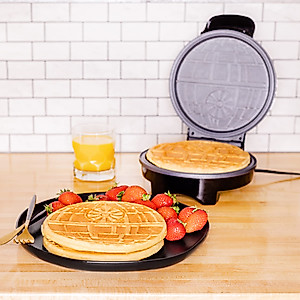 Uncanny Brands Star Wars Halo Death Star Waffle Maker- Death Star on Your Waffles