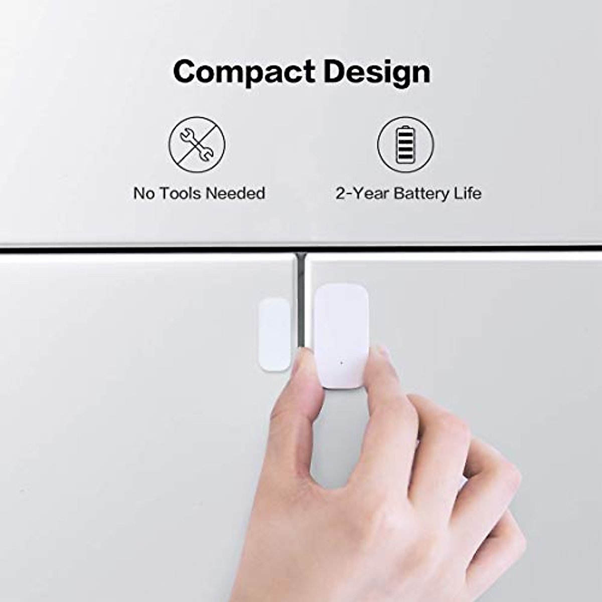 Aqara Door and Window Sensor Plus Aqara Wireless Mini Switch, Requires AQARA HUB, Zigbee Connection, for Remote Monitoring, Alarm System and Smart Home Automation