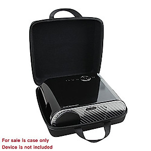 Hermitshell Hard EVA Travel Case Fits FANGOR 6500 Lumens/Ohderii Portable Projector/GooDee GD-600 HD Video Projector Outdoor Movie Projector
