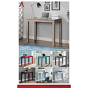 Ameriwood Home Parsons Desk with Drawer, Black , 19.7D x 39W x 30H in