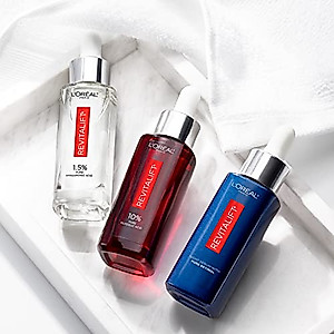 L'Oreal Paris Revitalift 1.5% Pure Hyaluronic Acid Face Serum, to Hydrate, Visibly Plump Skin, & Reduce Wrinkles, Fragrance Free 1 oz