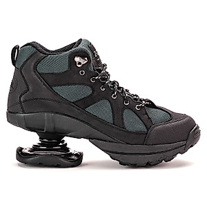 Z-CoiL Outback Men’s Hiking Shoe - Orthopedic Shoes for Men - Orthotic Outdoor Hiker Boot for Pain Relief, Foot Support, and Comfort - Open Coil Black