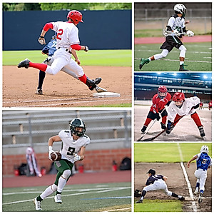 Youper Boys Athletic Supporter, Compression Shorts w/Soft Protective Athletic Cup, Youth Sizes (Large, White Grey)