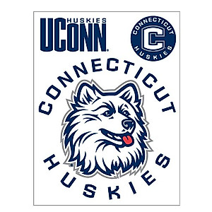 me & my BIG ideas laptopSTICKS Removable Laptop Stickers, Connecticut (UConn) Huskies