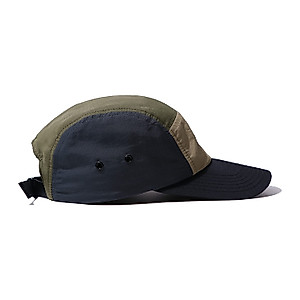 CLAPE Unstructured 5 Panel Hat Lightweight UPF50+ Sun Hats Quick Dry Outdoor Sports Running Cap (BO32-ArmyGreen)