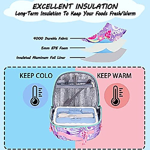 Lunch Box for Boys, Girls, Kids Insulated Lunch Bag, Perfect for Preschool, Kindergarten, Elenemtary, Cute, BPA Free, Food Safe