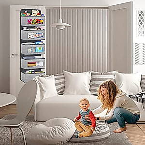homyfort Over the Door Hanging Organizer storage with 5 Big Pockets