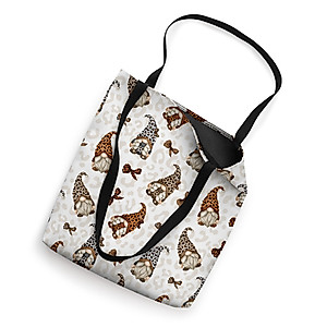 Cute Animal Print Accessories For Women With Leopard Gnome Tote Bag