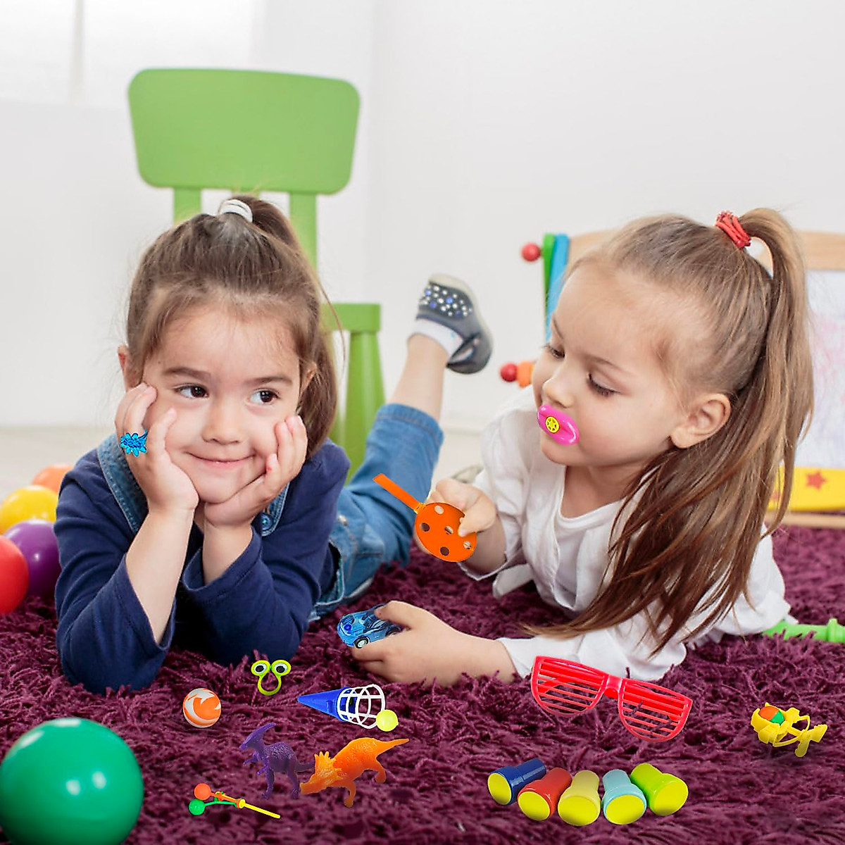 Hhobby Stars 210 PCS Party Favors Toy Assortment for Kids,School Classroom Rewards and Carnival Prizes, Pinata Filler Toys Kids Birthday Party, Bulk Treasure Box Boys Girls