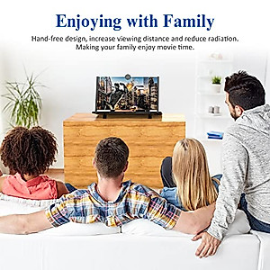 16" Screen Magnifier -3D HD Mobile Phone Magnifying Projector Screen Enlarger for Movies, Videos and Gaming – Foldable Phone Stand Holder with Screen Amplifier–Compatible with All Smartphones