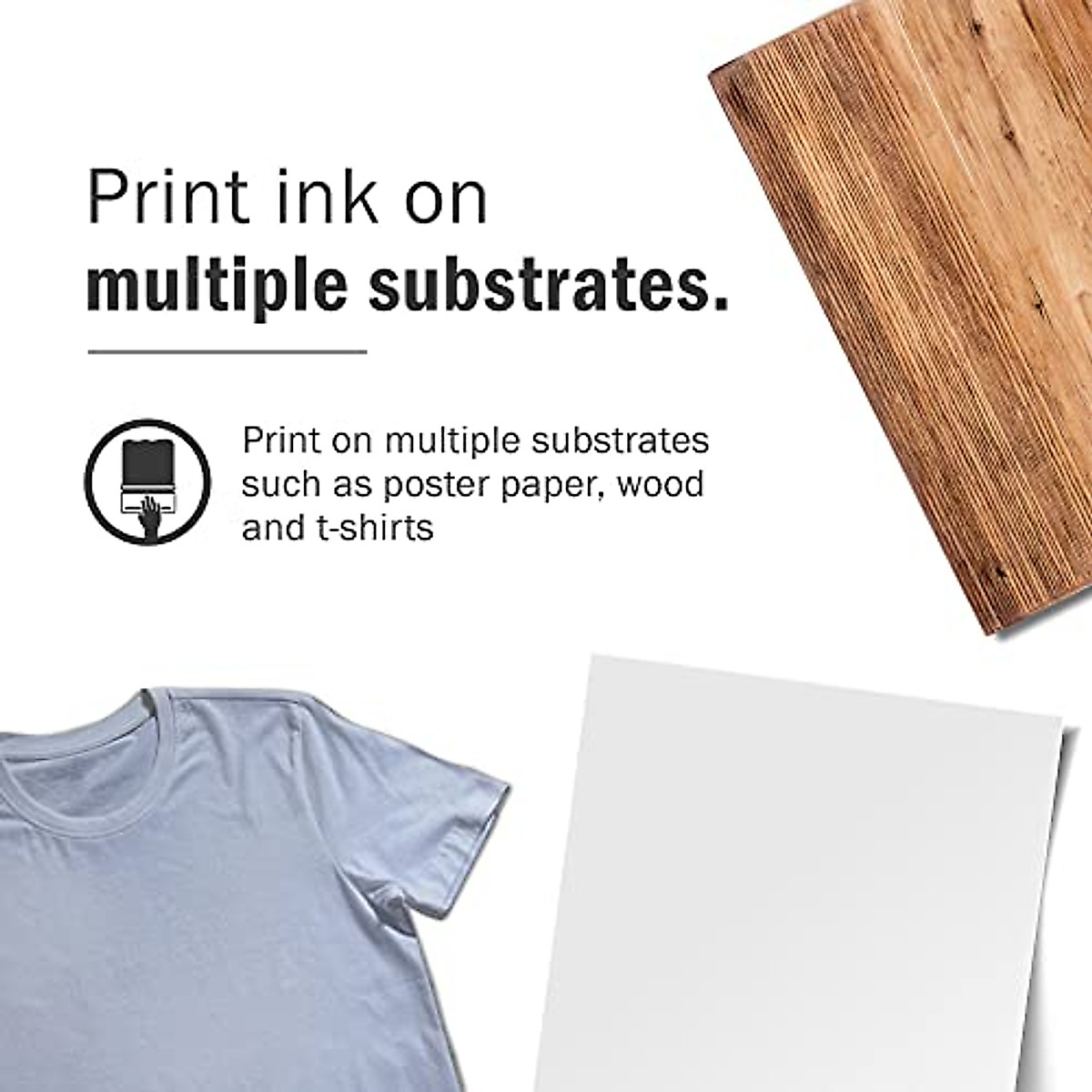 Ecotex® Snow White Water Based Screen Printing Ink (Pint - 16oz.) - Fabric Ink, Silk Screen Ink, Soft Fabric Ink or Screen Ink for Shirt Printing - Screen Printing Supplies for Screen Printing Kit