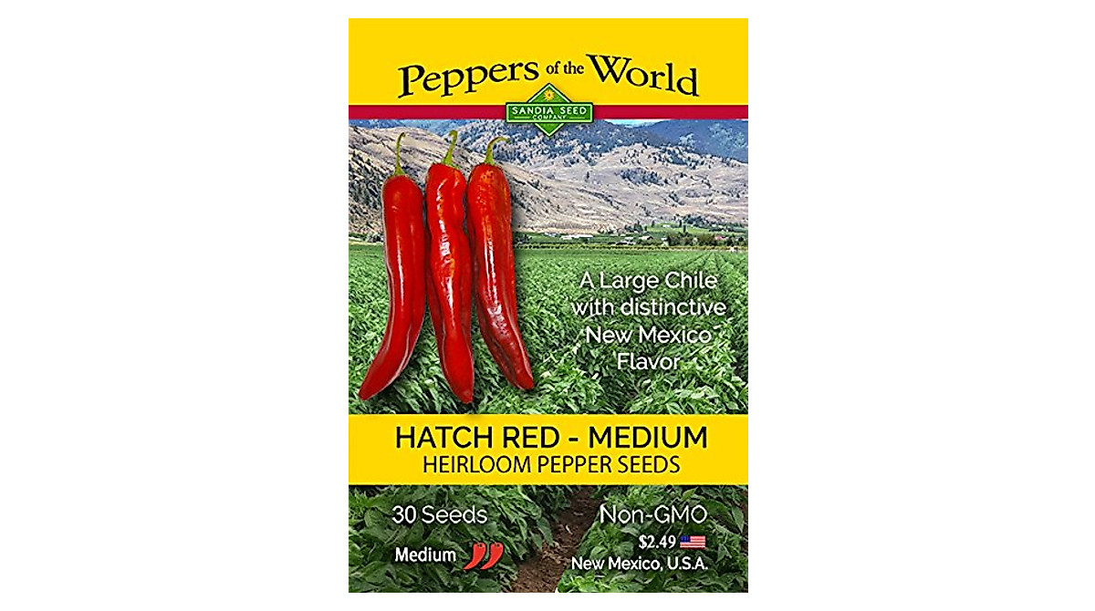 Hatch Red Chile Seeds - Sweet & Spicy Medium Heat for Homegrown Flavor