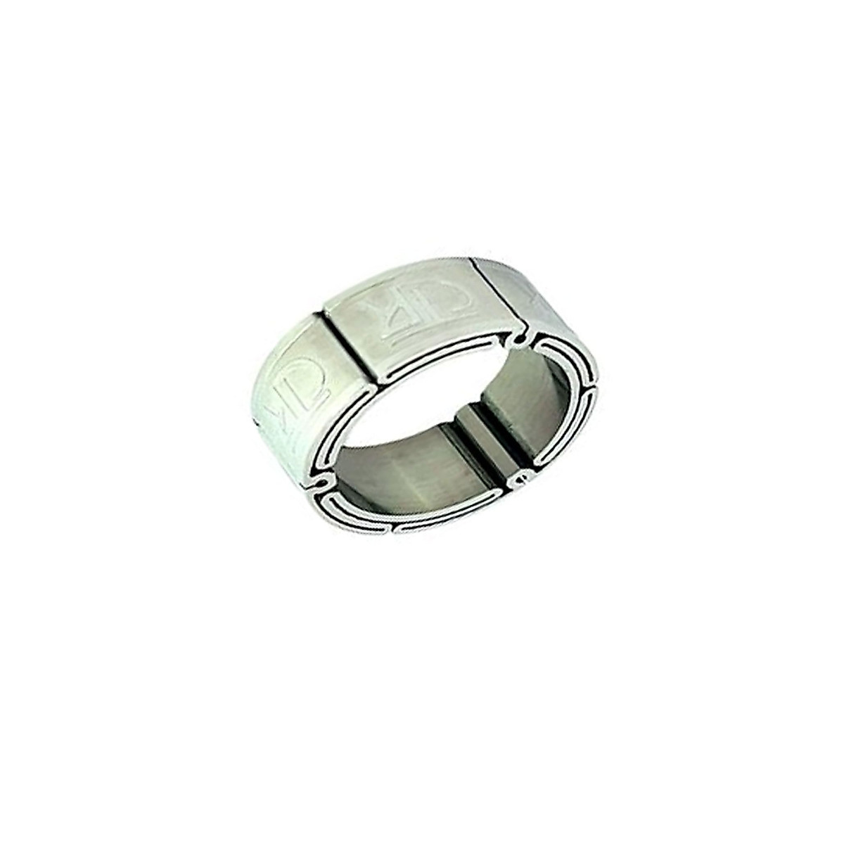 J122 Size 8.5 The Right Stainless Steel Designer Ring Mormon One Moment In Time LDS CTR