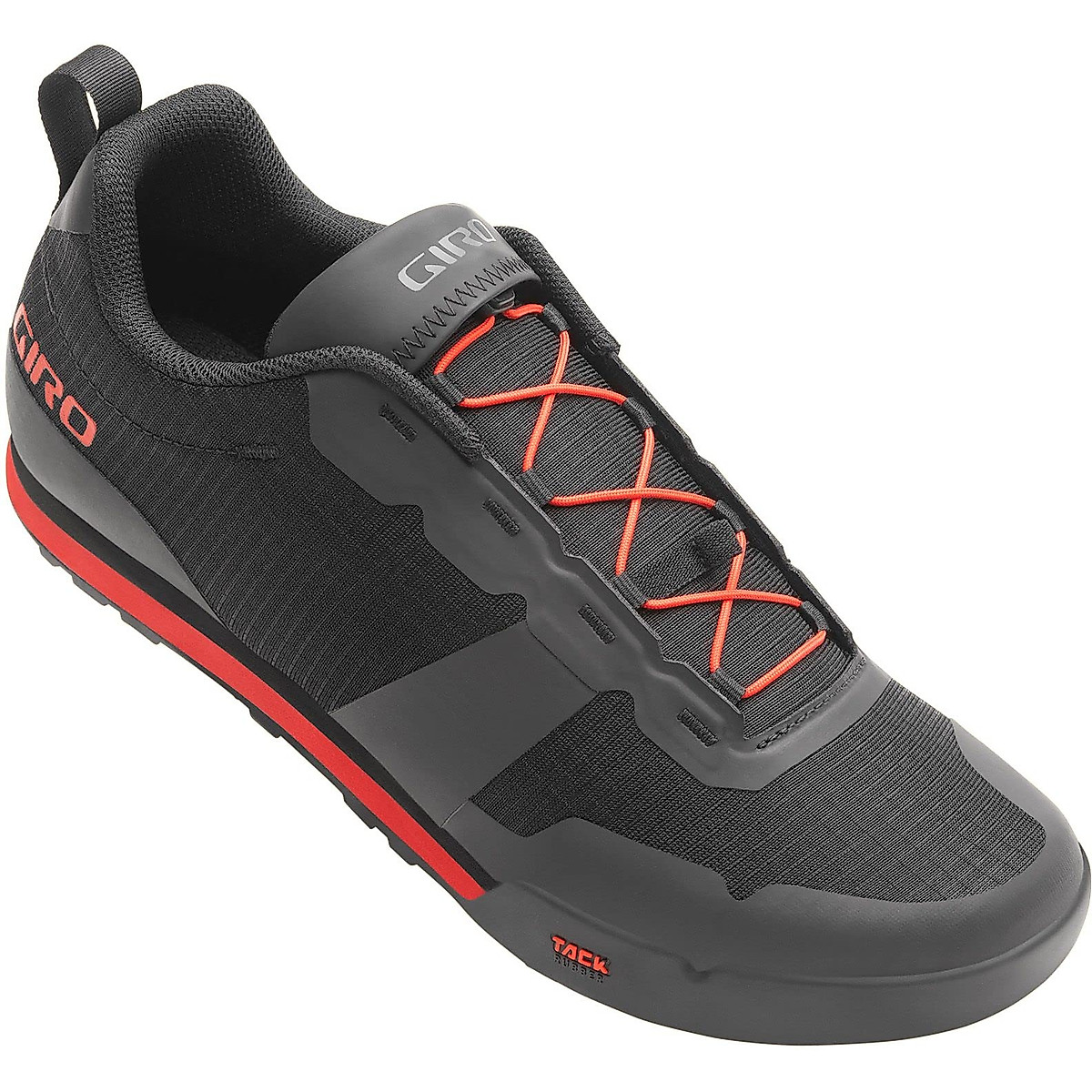 Giro Tracker Fastlace - Men's Black/Bright Red (2022) 10.5