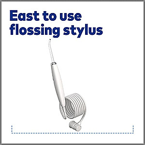 Waterpik Sidekick Portable Water Flosser, Perfect for Travel & Home, ADA Accepted, White/Chrome WF-04