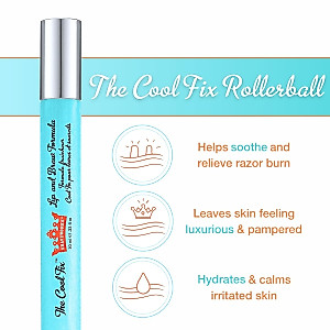Shaveworks The Cool Fix Rollerball Lip & Brow Formula. Soothing, Cooling, Combats Redness, Irritation, and Ingrown Hairs Associated with Hair Removal - 10ml/0.33oz