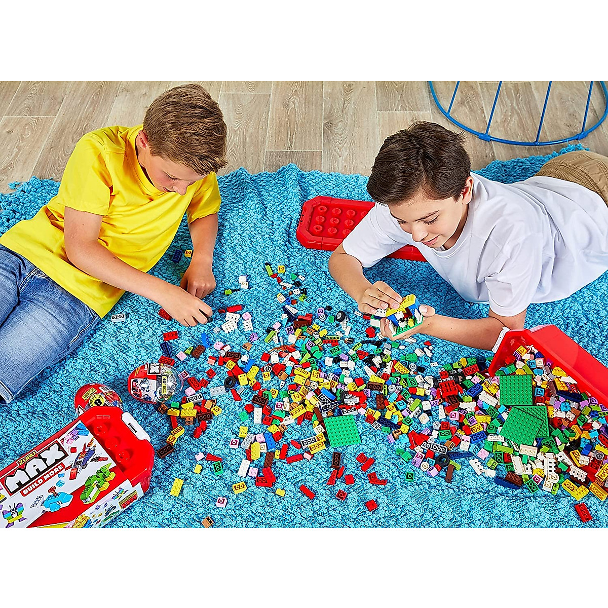 MAX Build More Building Bricks Value Set (1000 Pieces) by ZURU, Building Blocks Playset for Boys, Girls, Children - Compatible with Other Major Brands (1000 Piece)