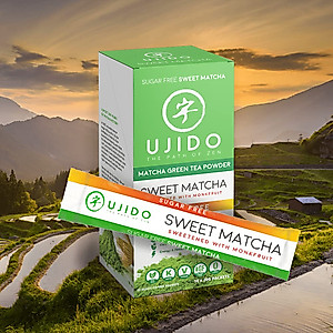 Ujido Japanese Monk Fruit Sweet Matcha (20g x 10)