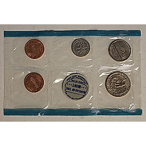 1969 United States Mint Uncirculated Coin Set in Original Government Packaging