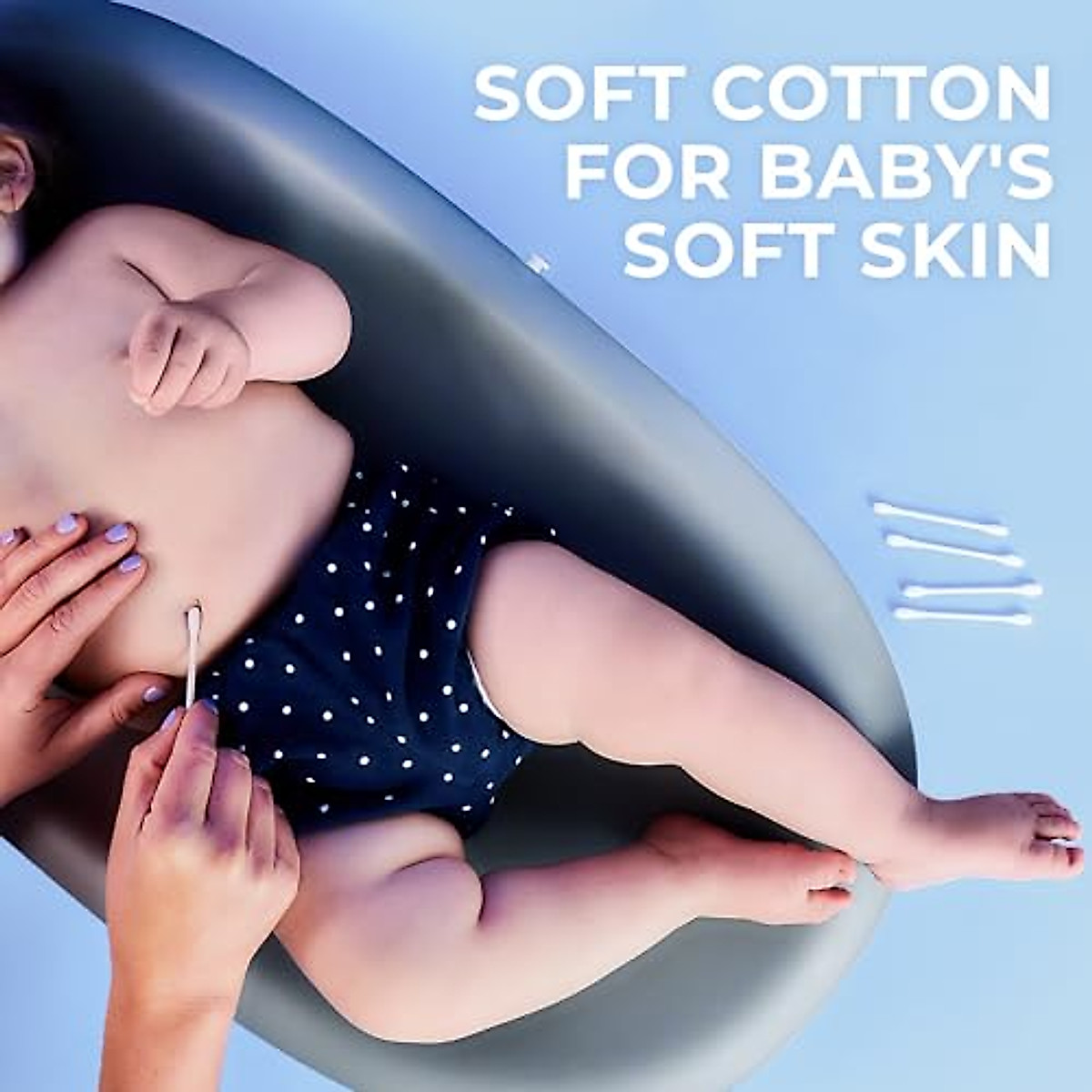 Q-tips Cotton Swabs For Hygiene and Beauty Care Original Cotton Swab Made With 100% Cotton 750 Count