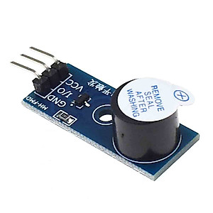 Passive Buzzer Module Alarm Sensor Beep Module for Arduino Smart Car 3.3V-5V I/O Interface of SCM with Dupont Line