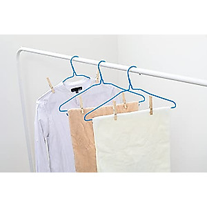 Clothes Pins Wood for Hanging Clothes,3.5 Inch【100pcs】 Heavy Duty Wooden Clothespins,Clothes Pins for Craft,Wooden Clips for Pictures. | Rust Resistant