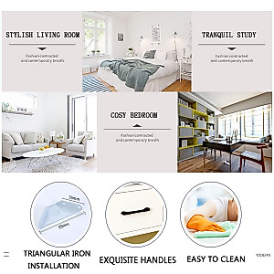 BiJun Floating TV Shelf, Floating TV Stand Wall Mounted Entertainment Center Media Console Router DVD Shelf for One/PS4/Cable Box/DVD Players/Game Console Streaming Media Equipment